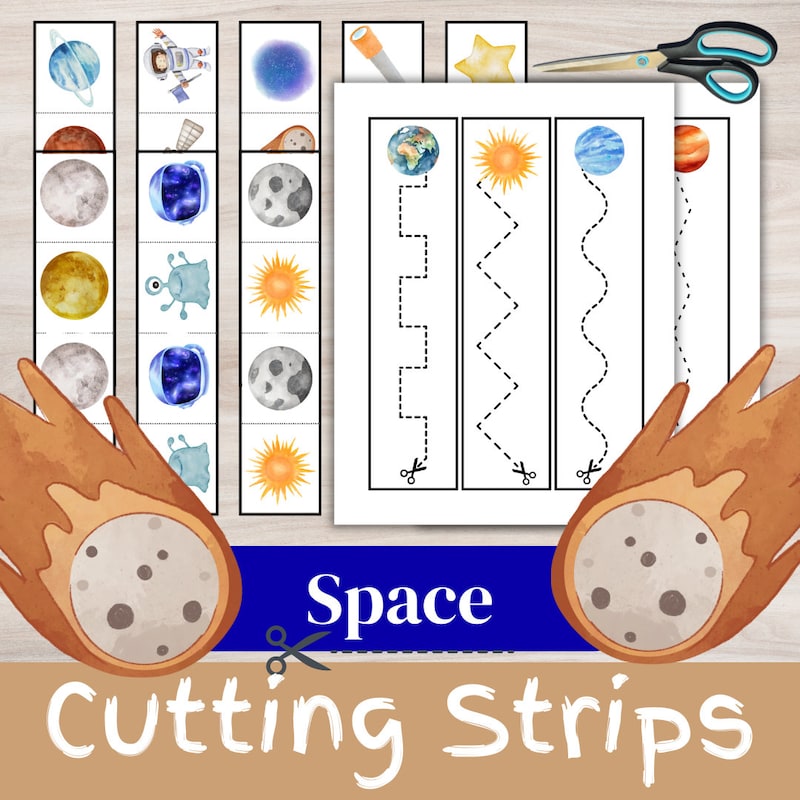 Space Cutting Activity - Etsy