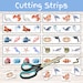 Ocean-themed Cutting Strips for Kids | Scissor Skills Practice ...