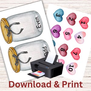 Valentine's Day Heart Sorting Activity for Kids | Toddler | Preschool ...