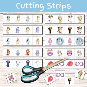 Scissor Skills Activities - Printable Fine Motor Activity - Cutting ...