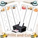 Construction-themed Cutting Strips for Kids | Scissor Skills Practice ...