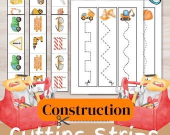 Ocean-themed Cutting Strips for Kids | Scissor Skills Practice ...