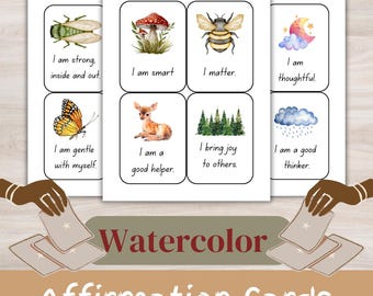 32 Printable Affirmation Cards for Kids | Instant Download | Montessori ...