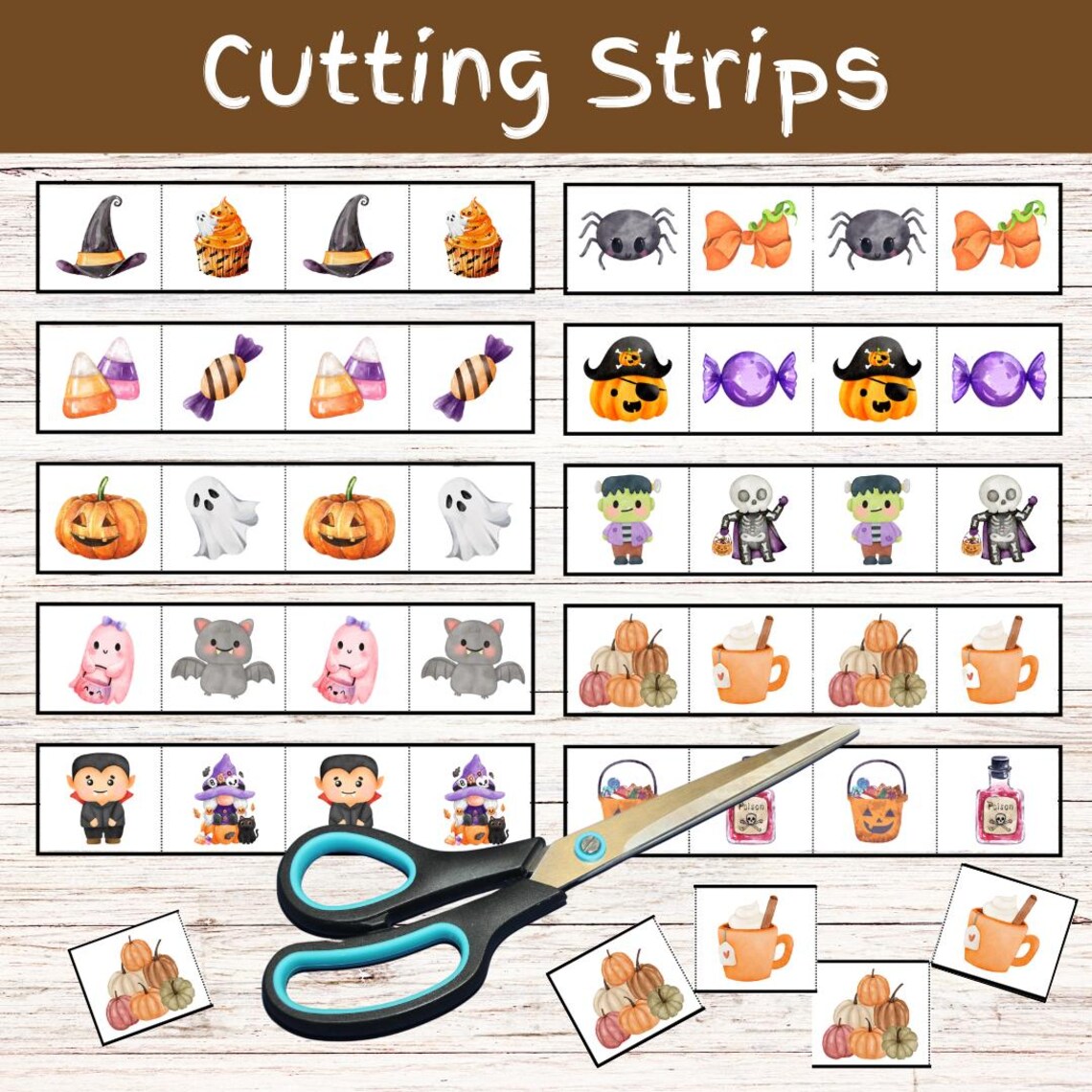 Scissor Skills Activities Printable Fine Motor Activity Preschool ...