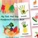 Fruit and Vegetable Handprint & Footprint Book - Handprint Art Book ...
