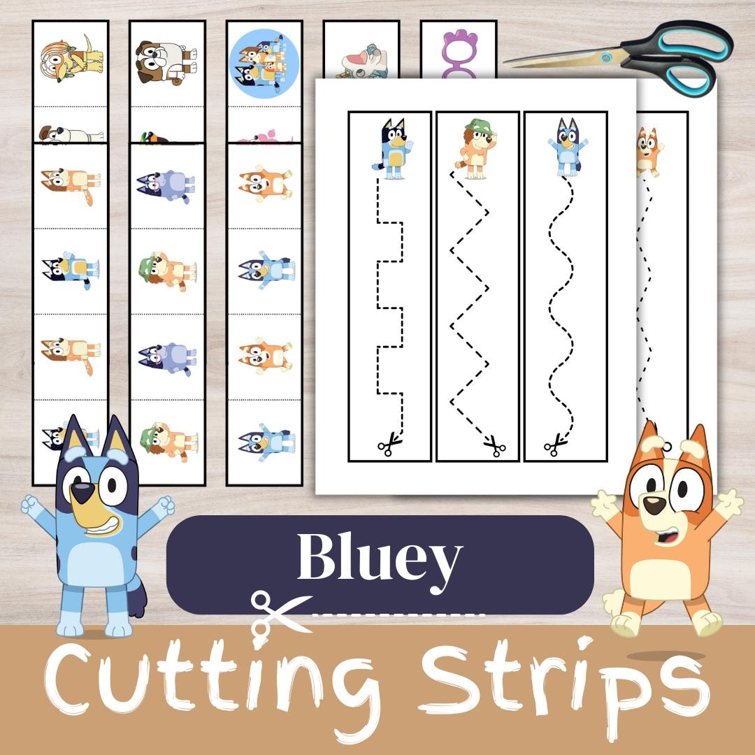 Scissor Skills Activities - Printable Fine Motor Activity - Cutting ...