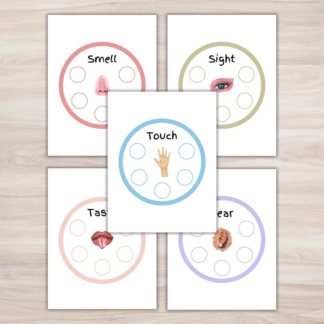 5 Senses Matching Activity for Kids | Fun & Educational Digital ...