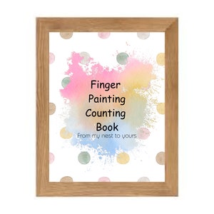Finger Painting Counting Book | Preschool 1-10 Activity | Educational ...