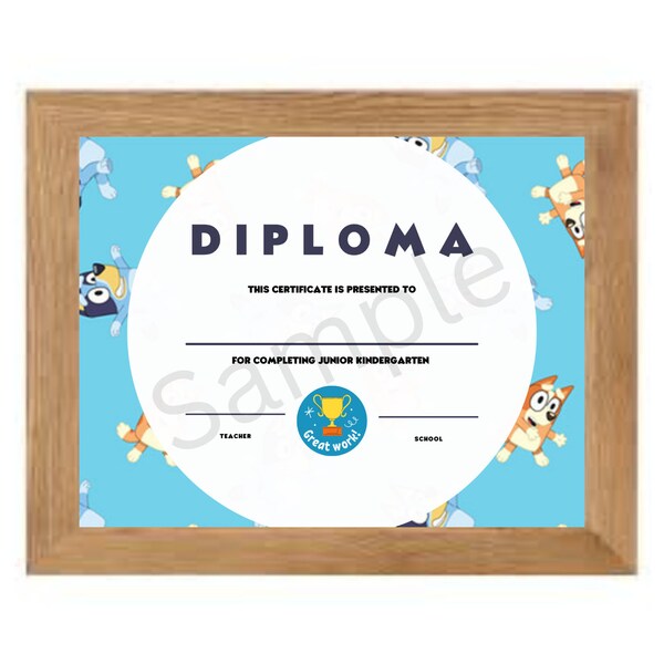 Graduation Bluey - Etsy