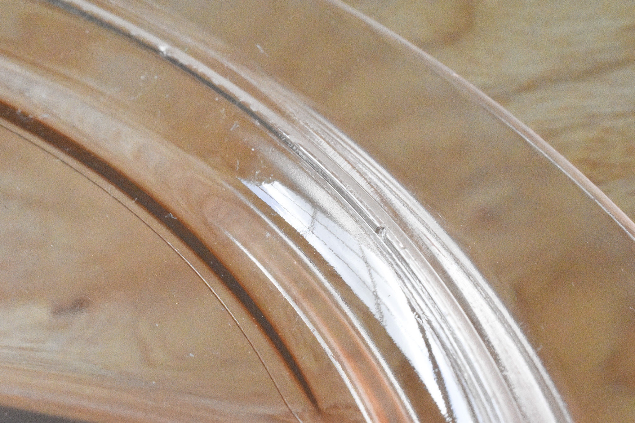 Set of 4 Pink Depression Glass Grill Plates, Pink Glass Plate, 3 ...