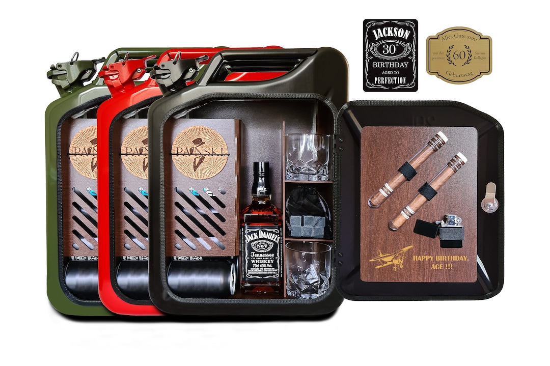 Personalized Jerry Can Mini Bar Original Present Gift for Man - Etsy