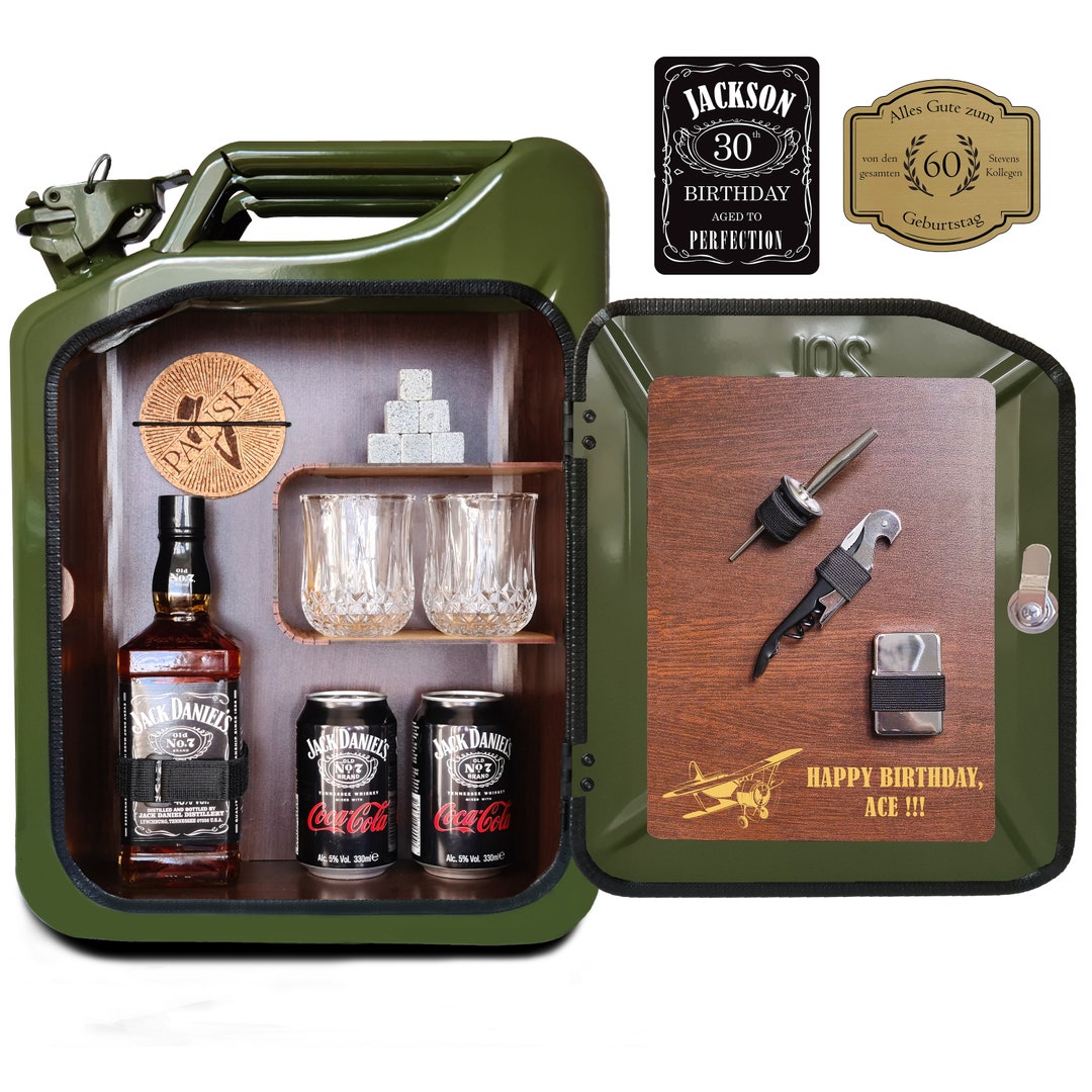 Personalized Jerry Can Mini Bar Original Present Gift for Man Him ...