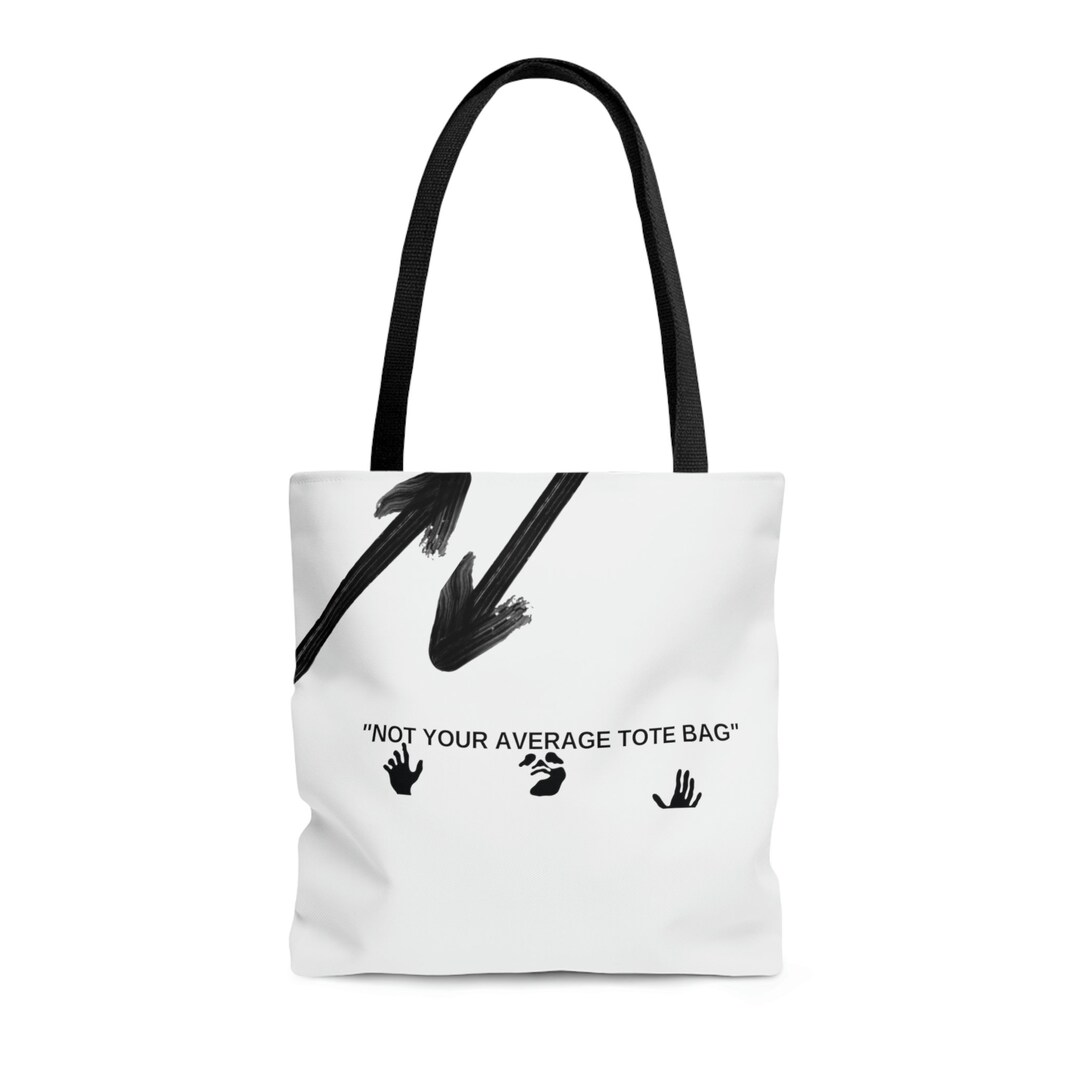 Unisex Stylish Off-white Inspired Tote Bag Hypebeast Fashionable and ...