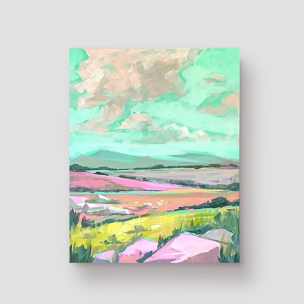 Abstract Landscape Wall Art - Etsy