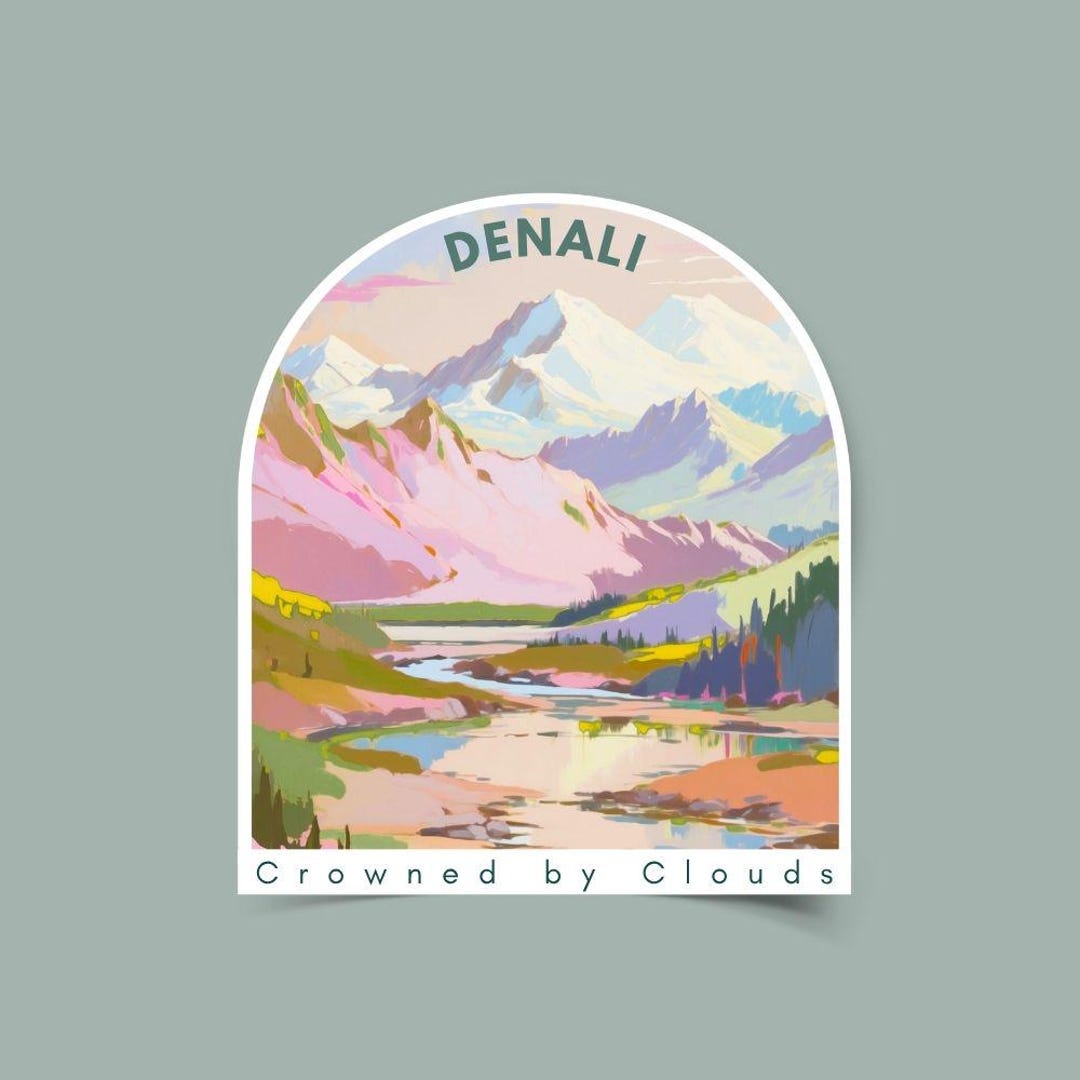 Denali National Park Sticker - Etsy