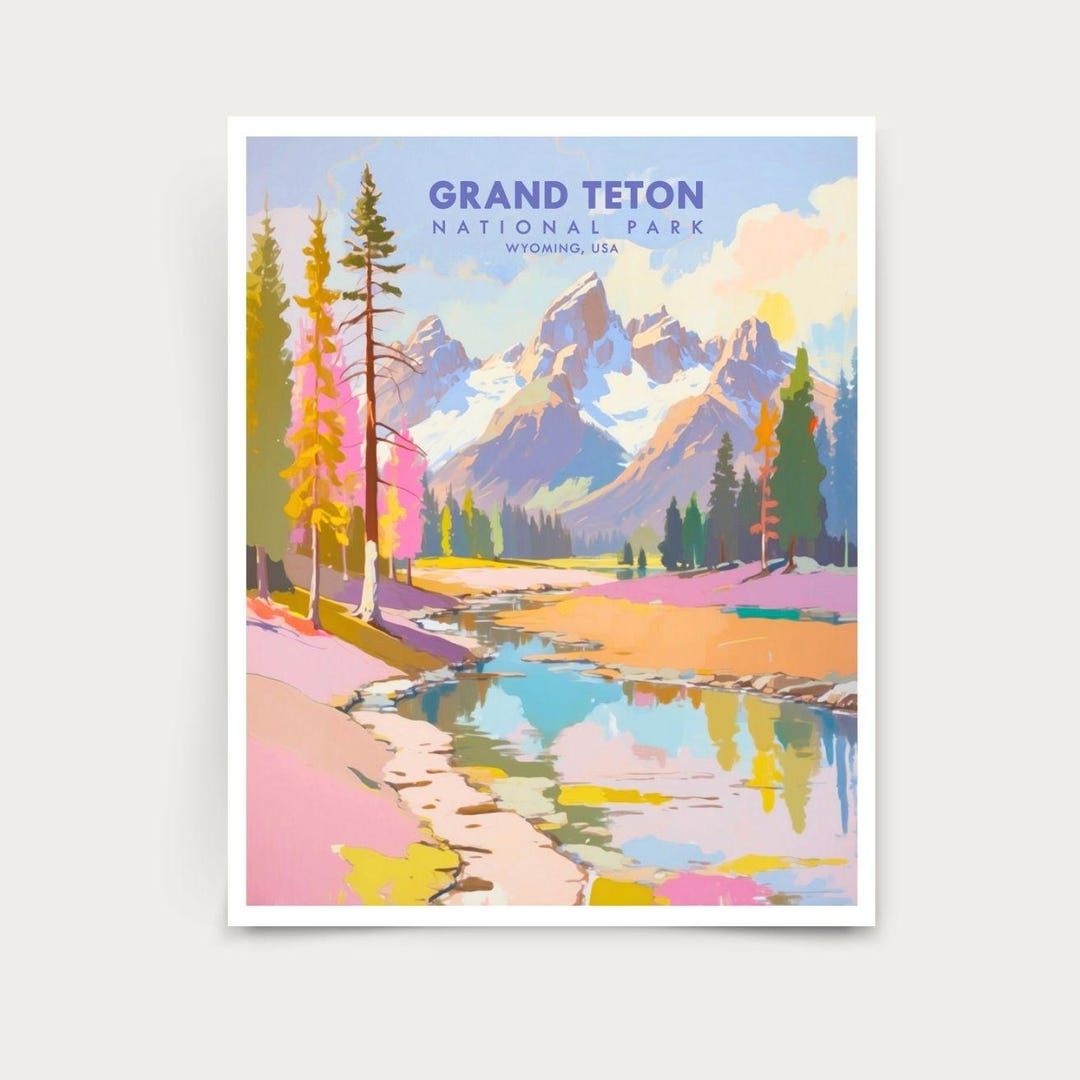 Grand Teton National Park-wyoming - Etsy