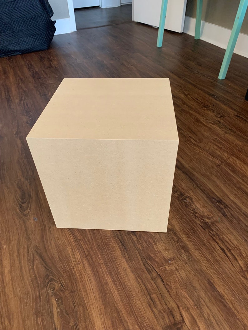 Large MDF Wood Cubes: the Perfect Canvas for DIY Projects and - Etsy