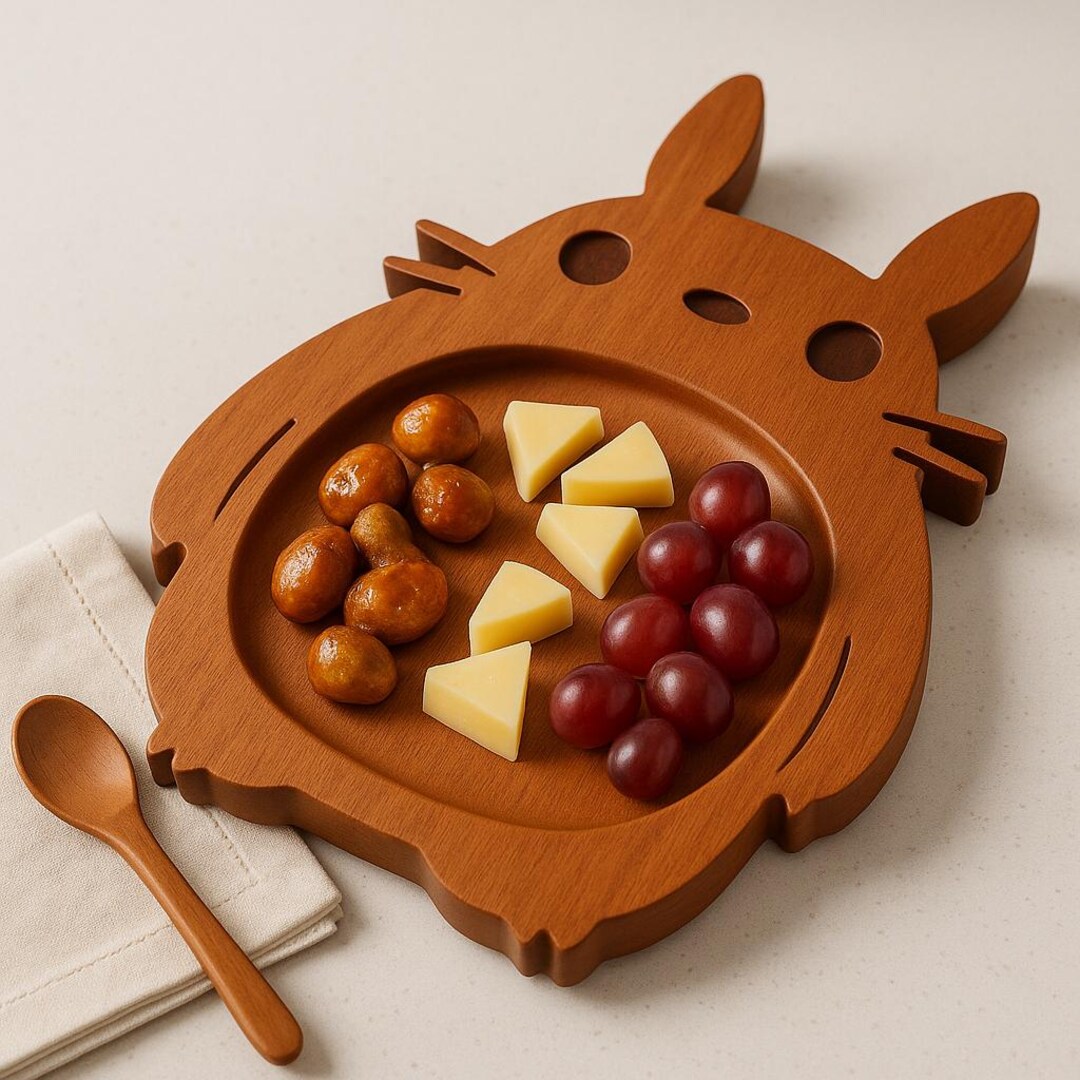 Totoro Snack Bowl Digital File - SVG DXF File for CNC or Laser Cutting ...