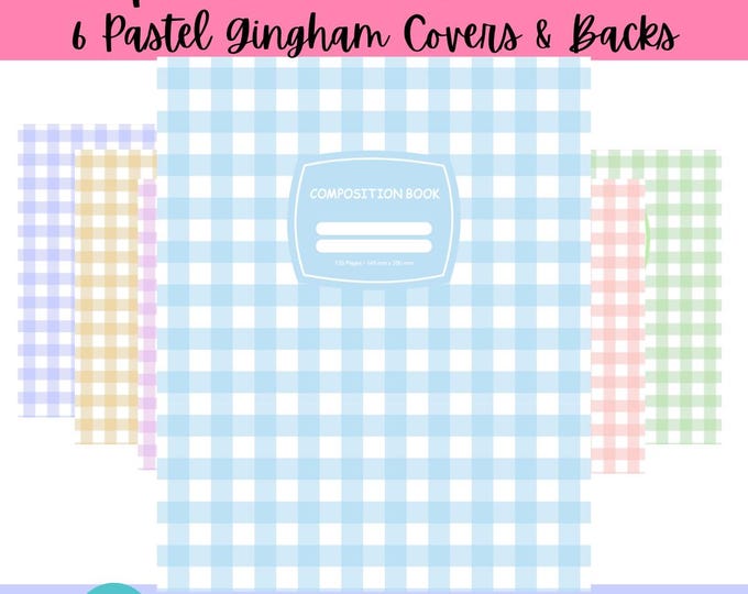 Pastel Composition Notebook Covers, Pastel Composition Book Covers ...
