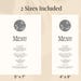 Disco Ball Menu Template Editable Canva, Wedding Menu - Etsy