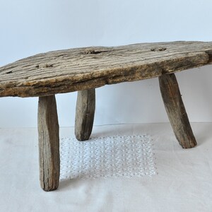 Antique Milking Stool, Three-legged Chair Wooden, Folk Farmhouse Stool ...