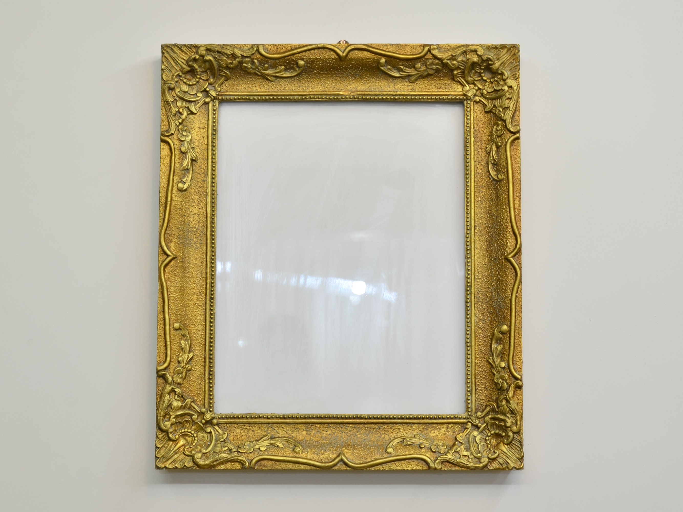 Victorian Rectangular Gold Frame, Vintage Victorian Wall Art Frame ...