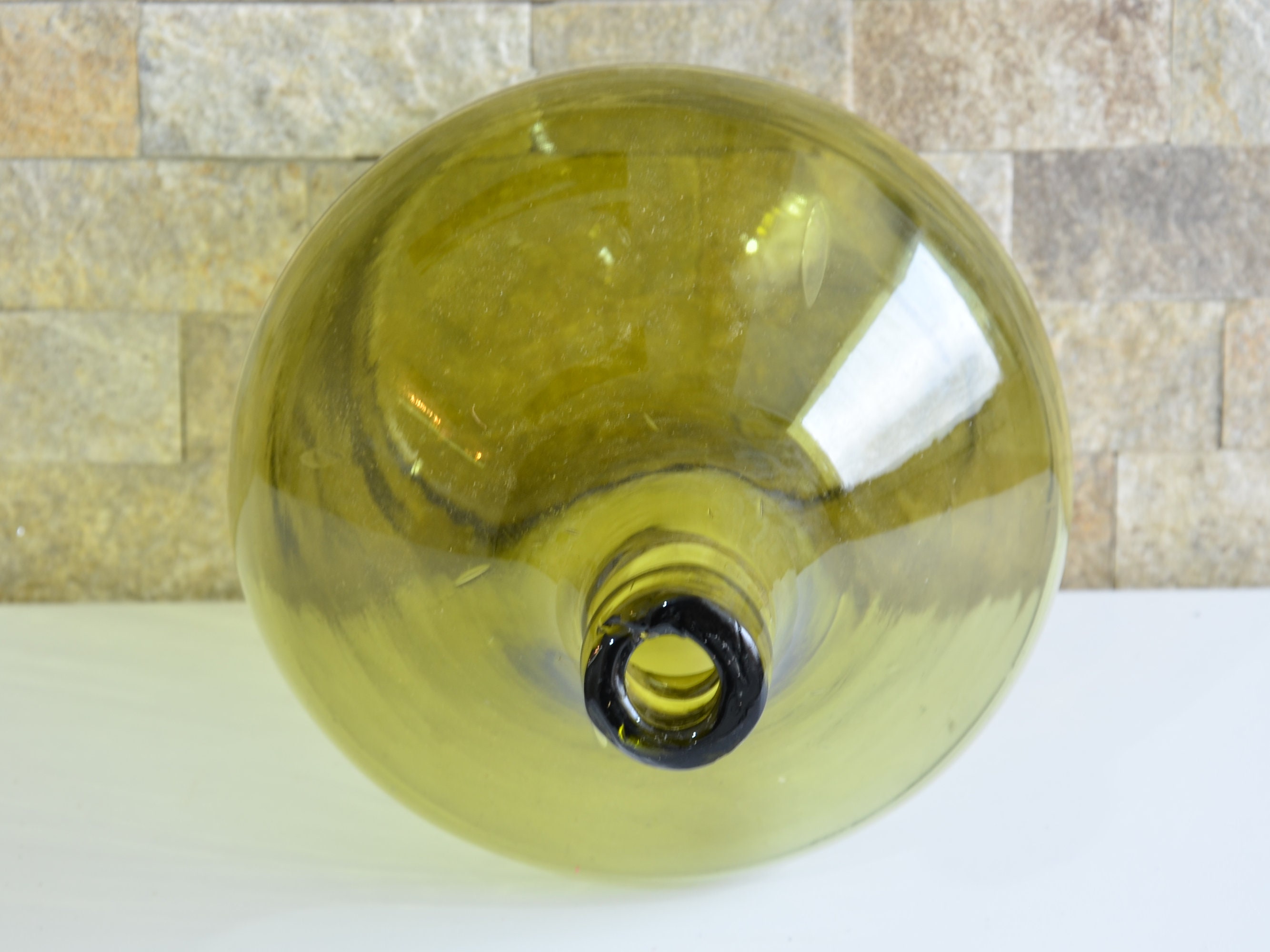 Antique Large Demijohn 5L, 19th Century Hand Blown Glass French ...