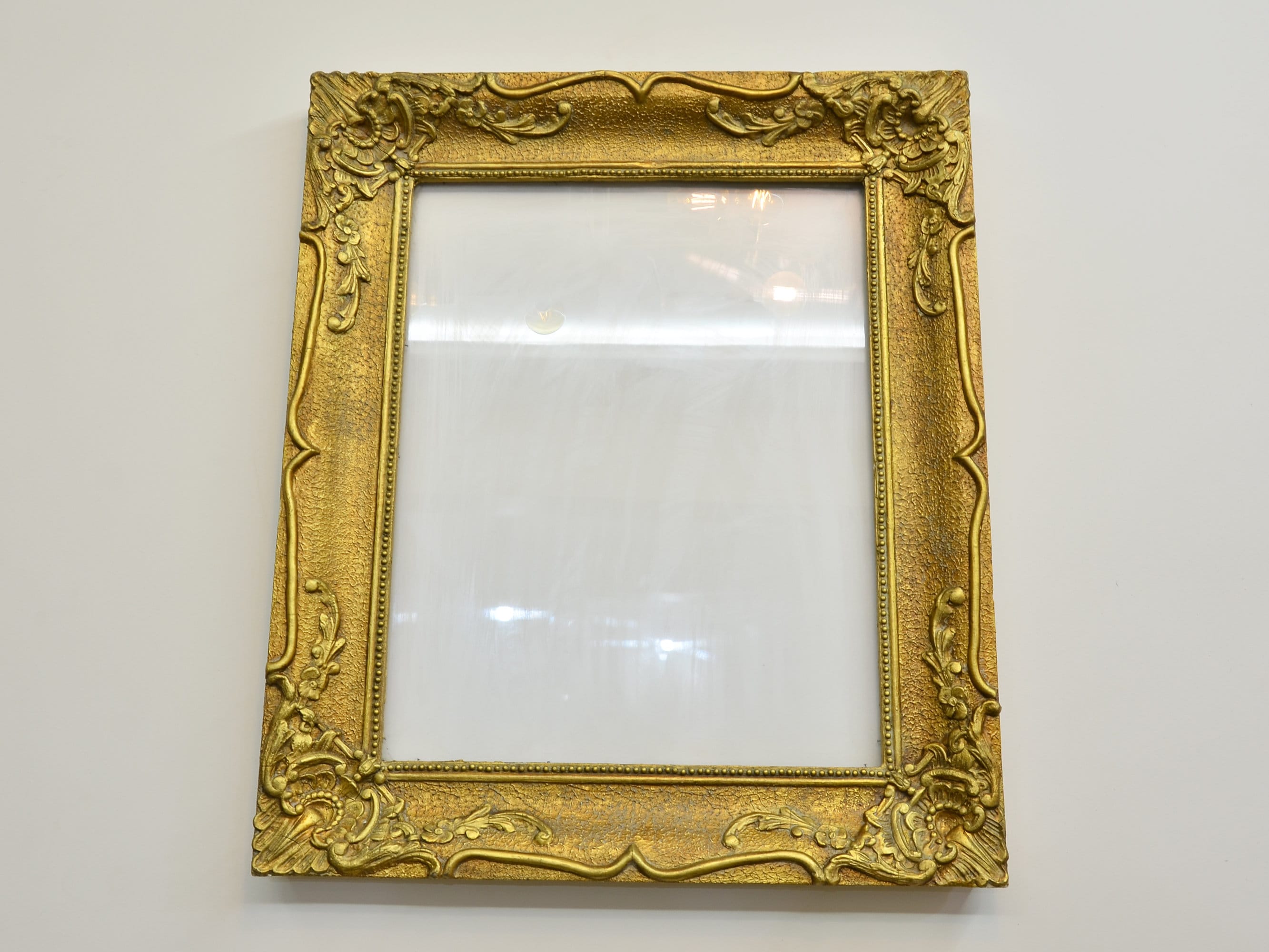 Victorian Rectangular Gold Frame, Vintage Victorian Wall Art Frame ...