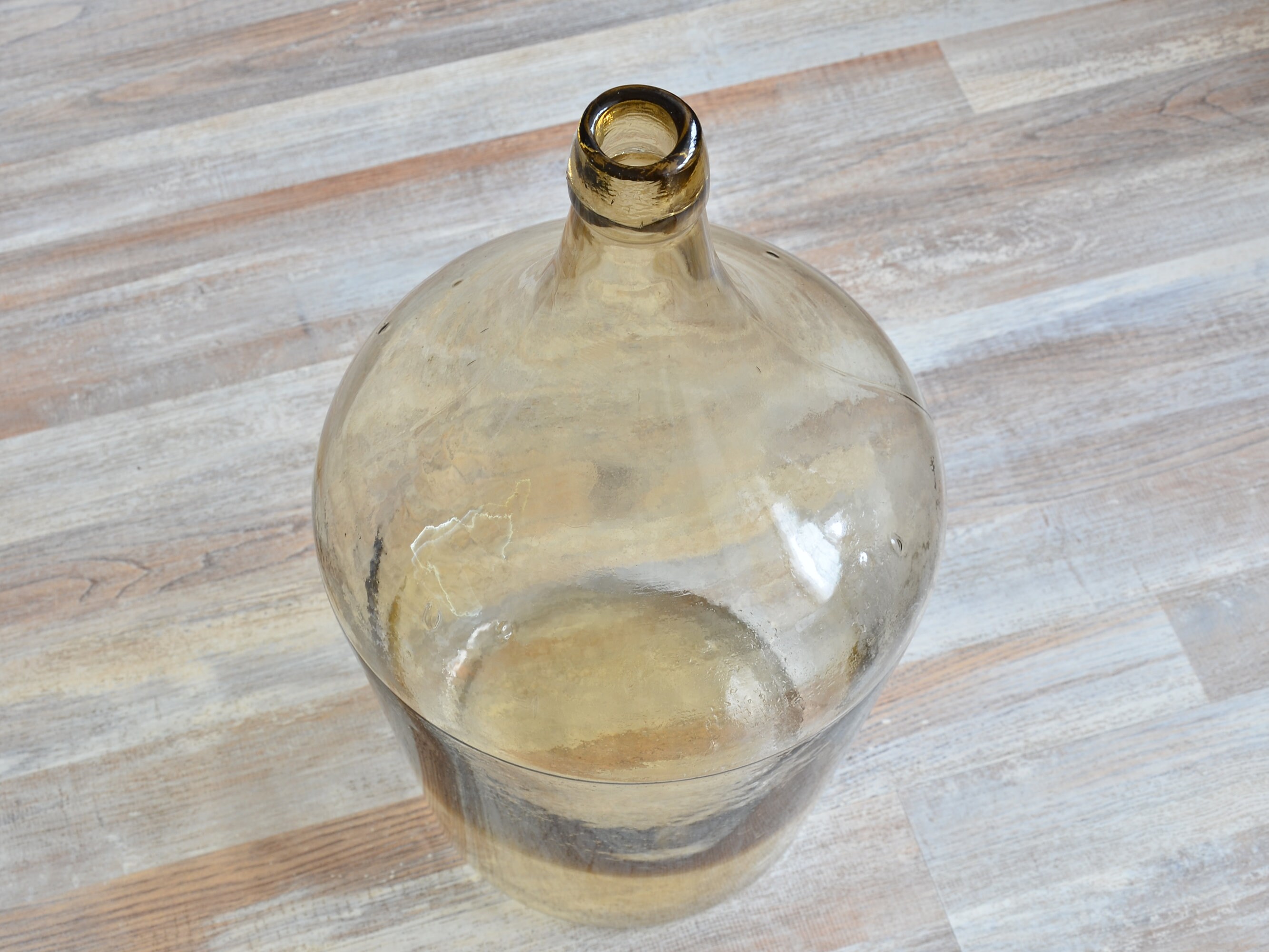Antique Large Demijohn, 19th Century Hand Blown Glass French Demijohn ...