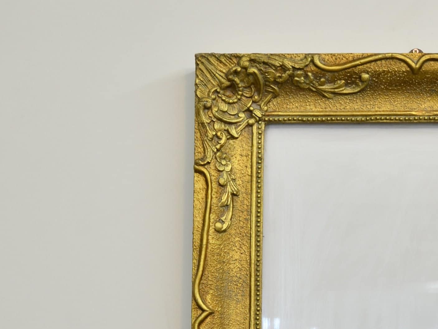 Victorian Rectangular Gold Frame, Vintage Victorian Wall Art Frame ...