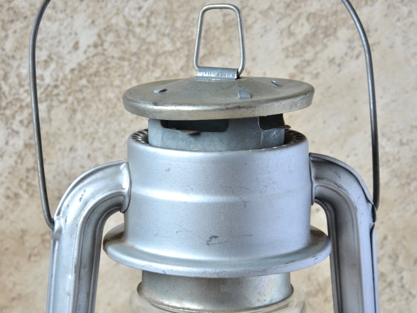 Vintage Kerosene Lamp, Silver Oil Gas Lantern, Oil Lamp, Outdoor ...