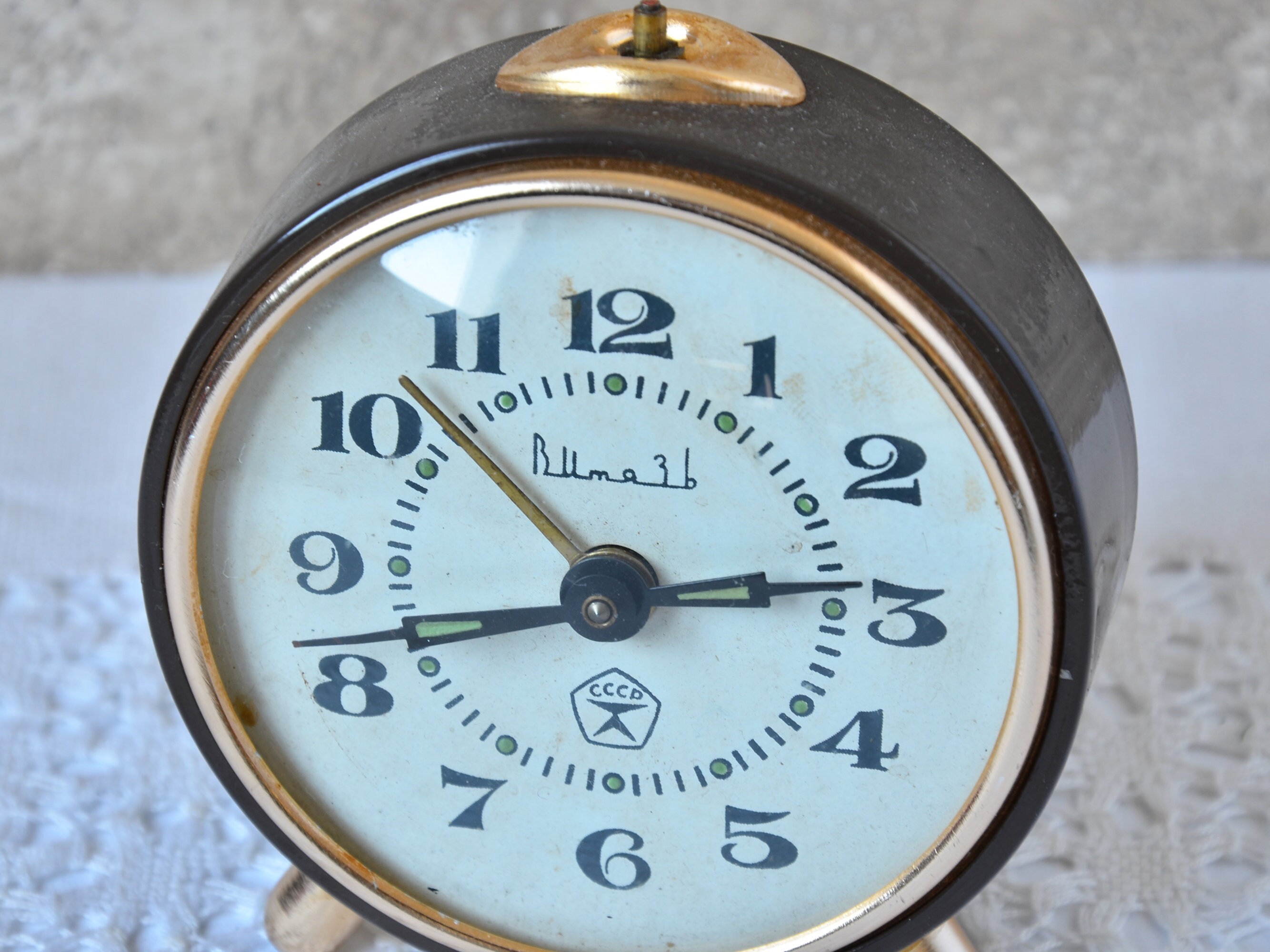 Soviet Clock, Soviet Alarm Clock Vityaz, Vintage Alarm Clock USSR ...