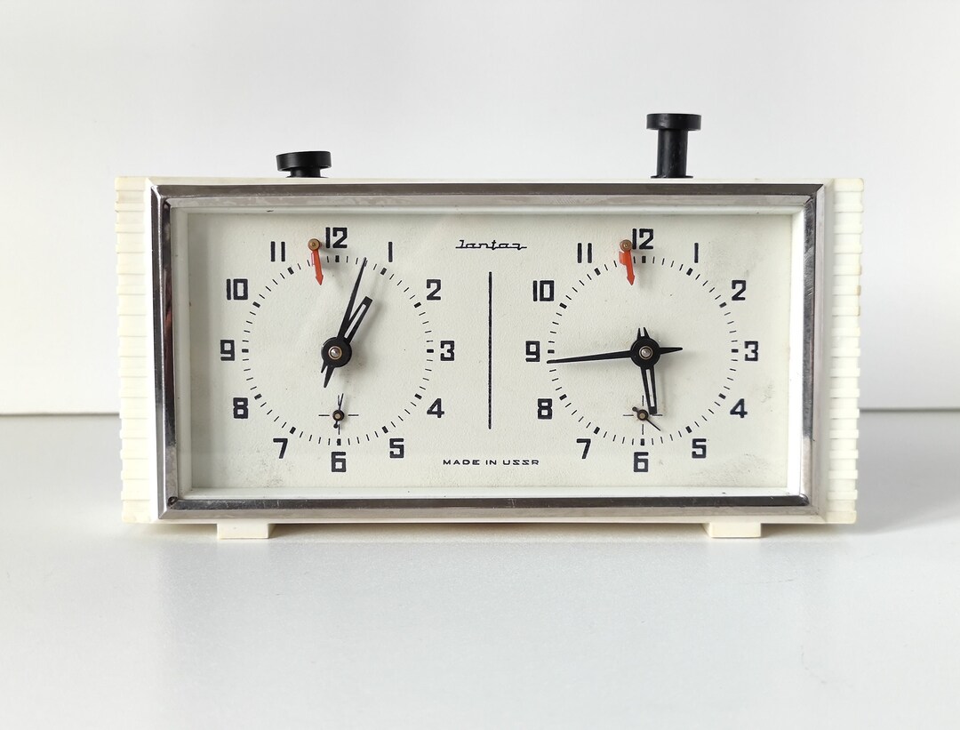 Vintage Chess Clock by Jantar, Mechanical Chess Clock Made in USSR ...