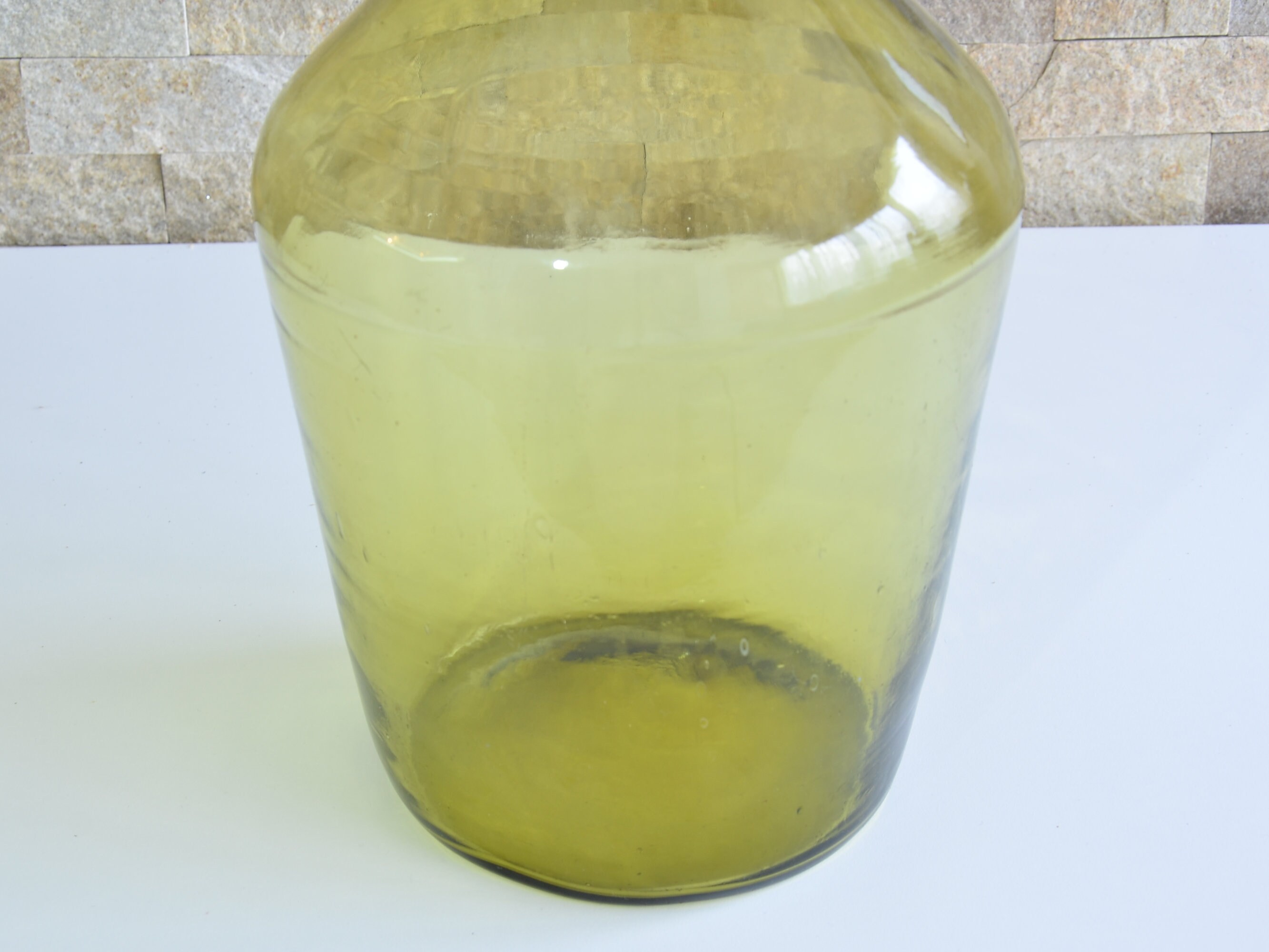 Antique Large Demijohn 5L, 19th Century Hand Blown Glass French ...
