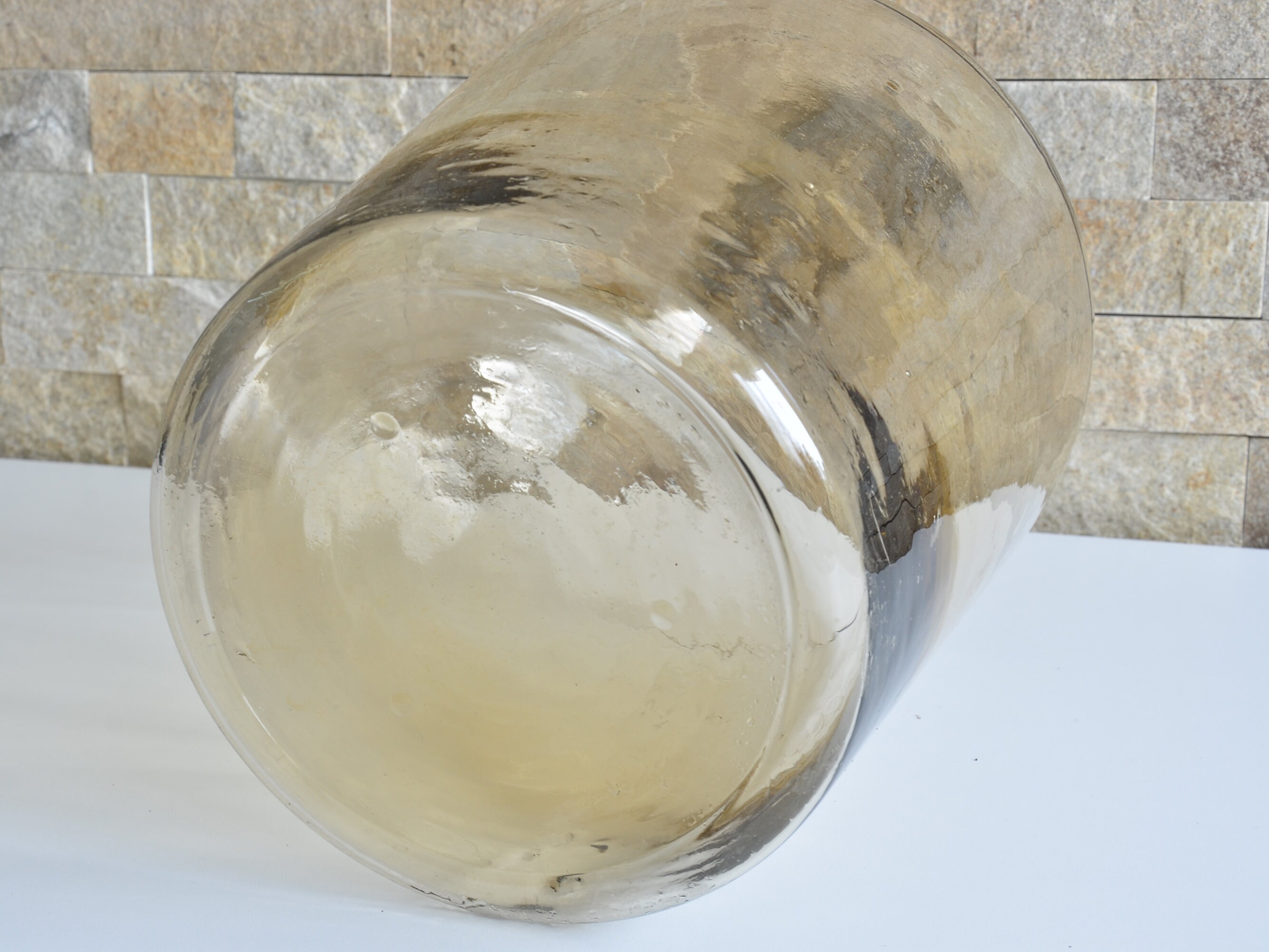 Antique Large Demijohn, 19th Century Hand Blown Glass French Demijohn ...