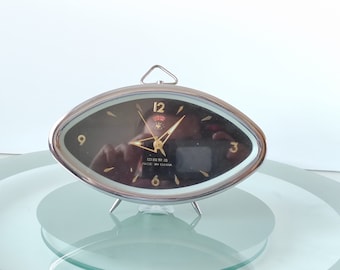 Vintage Alarm Clock, Mechanical Triangle Clock diamond Made in Shanghai ...