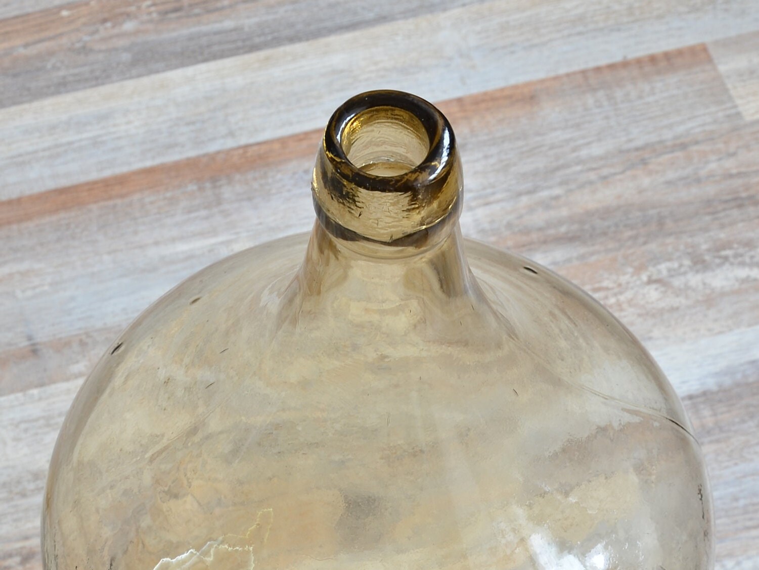 Antique Large Demijohn, 19th Century Hand Blown Glass French Demijohn ...