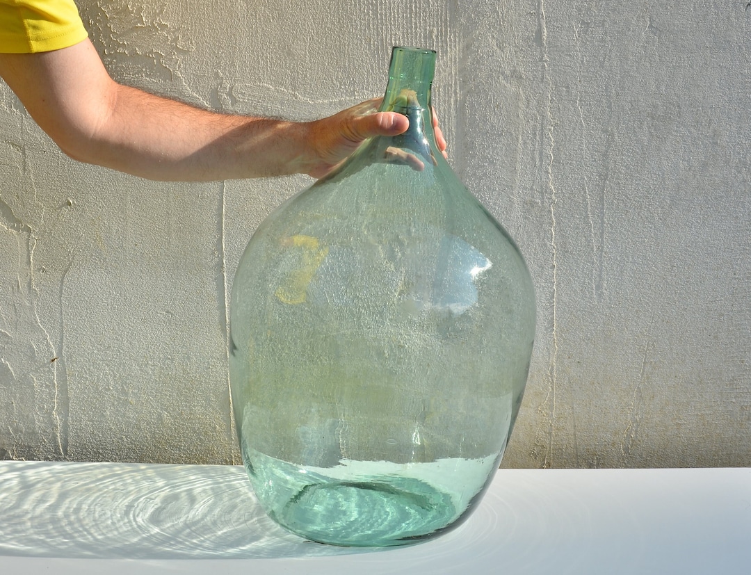 Demijohn Bottle, Floor Vase Pampas Grass, Antique Large Demijohn 25 L ...