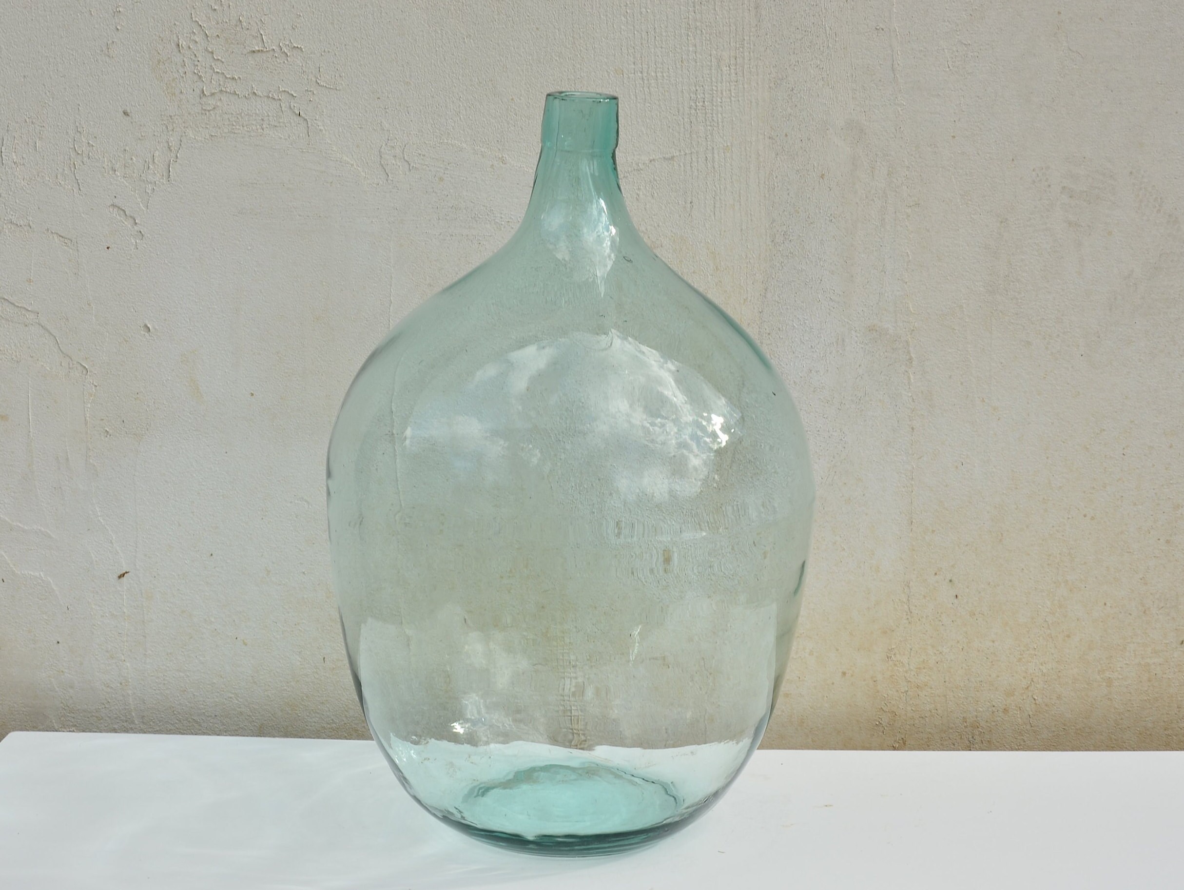 French Demijohn Bottle, Antique Large Demijohn 25 L, 19th Century Blown ...
