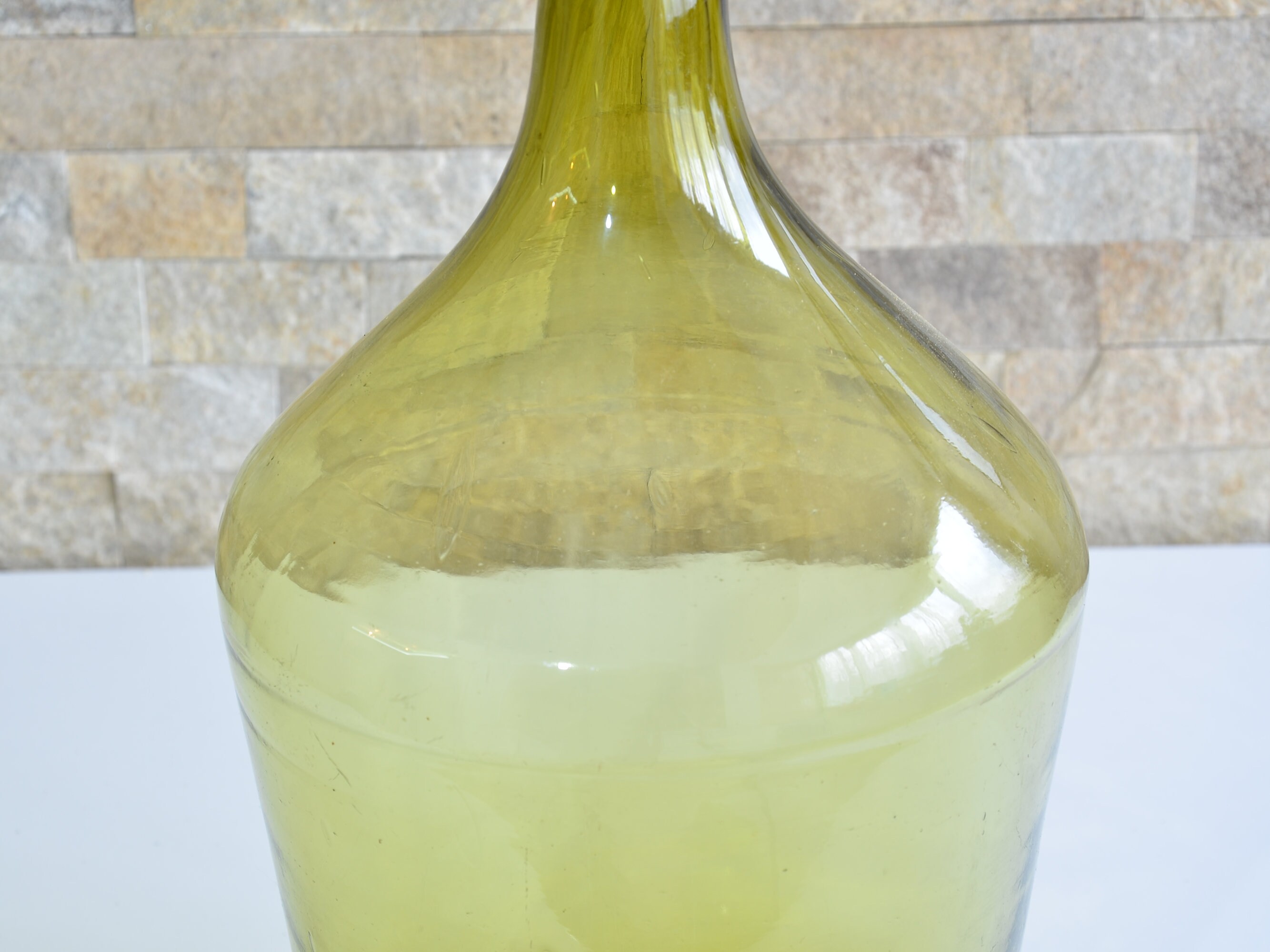 Antique Large Demijohn 5L, 19th Century Hand Blown Glass French ...