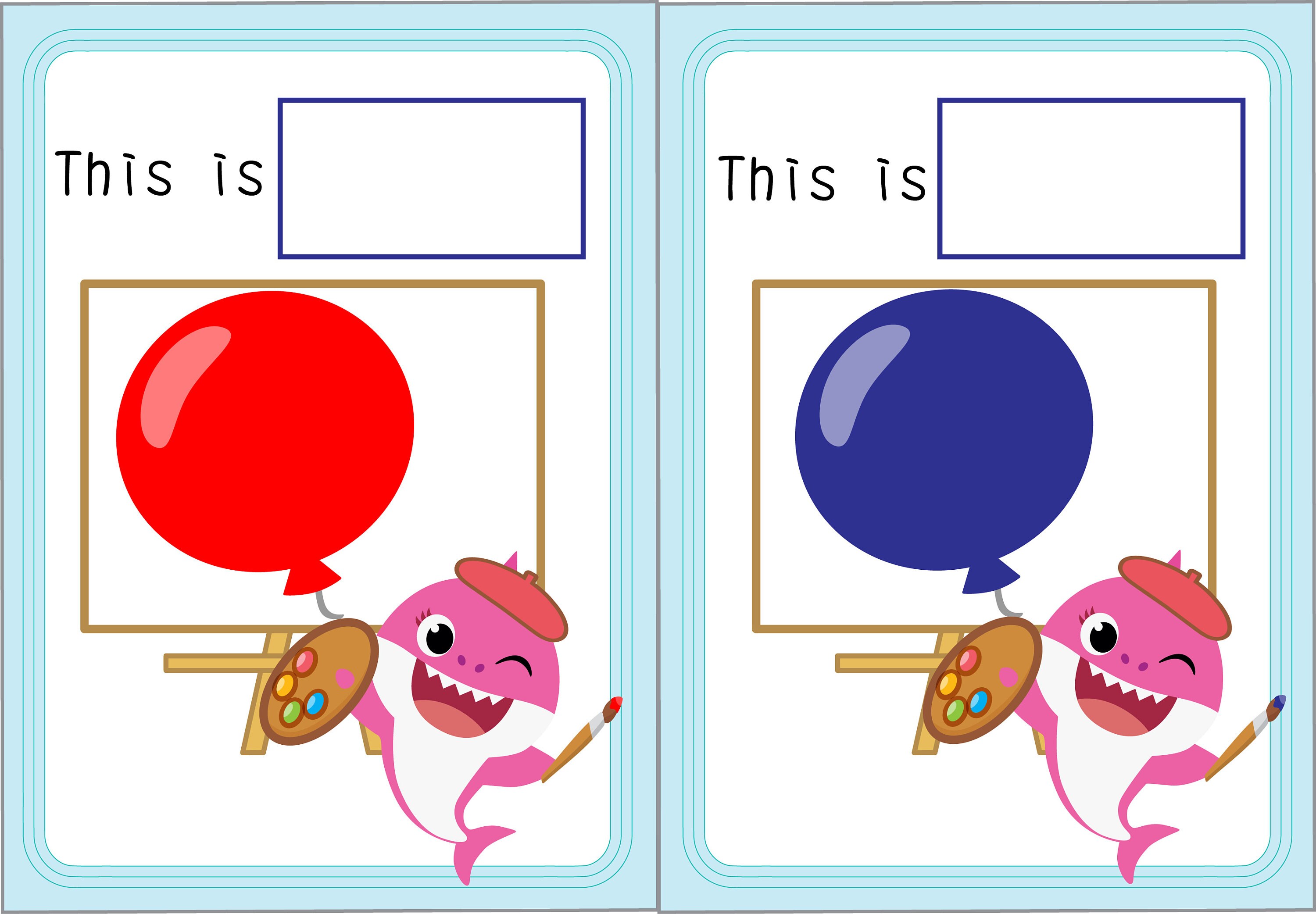 Printable| Baby Shark Colour Busy Book |activity Book for 2 - 3 Years ...