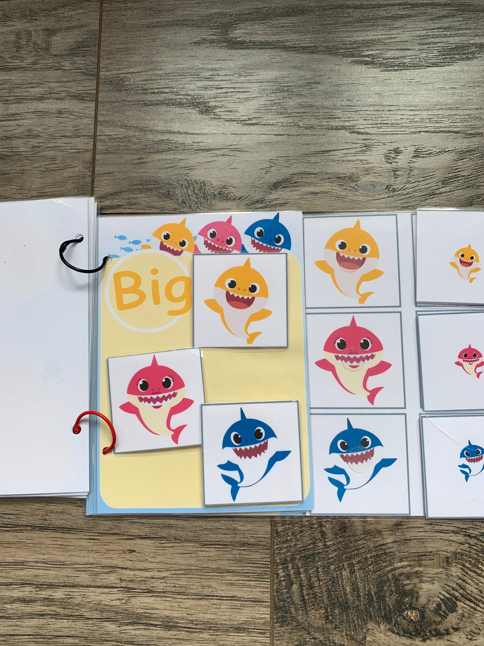 Printable| Baby Shark Big and Small Busy Book |activity Book for 2 - 3 ...