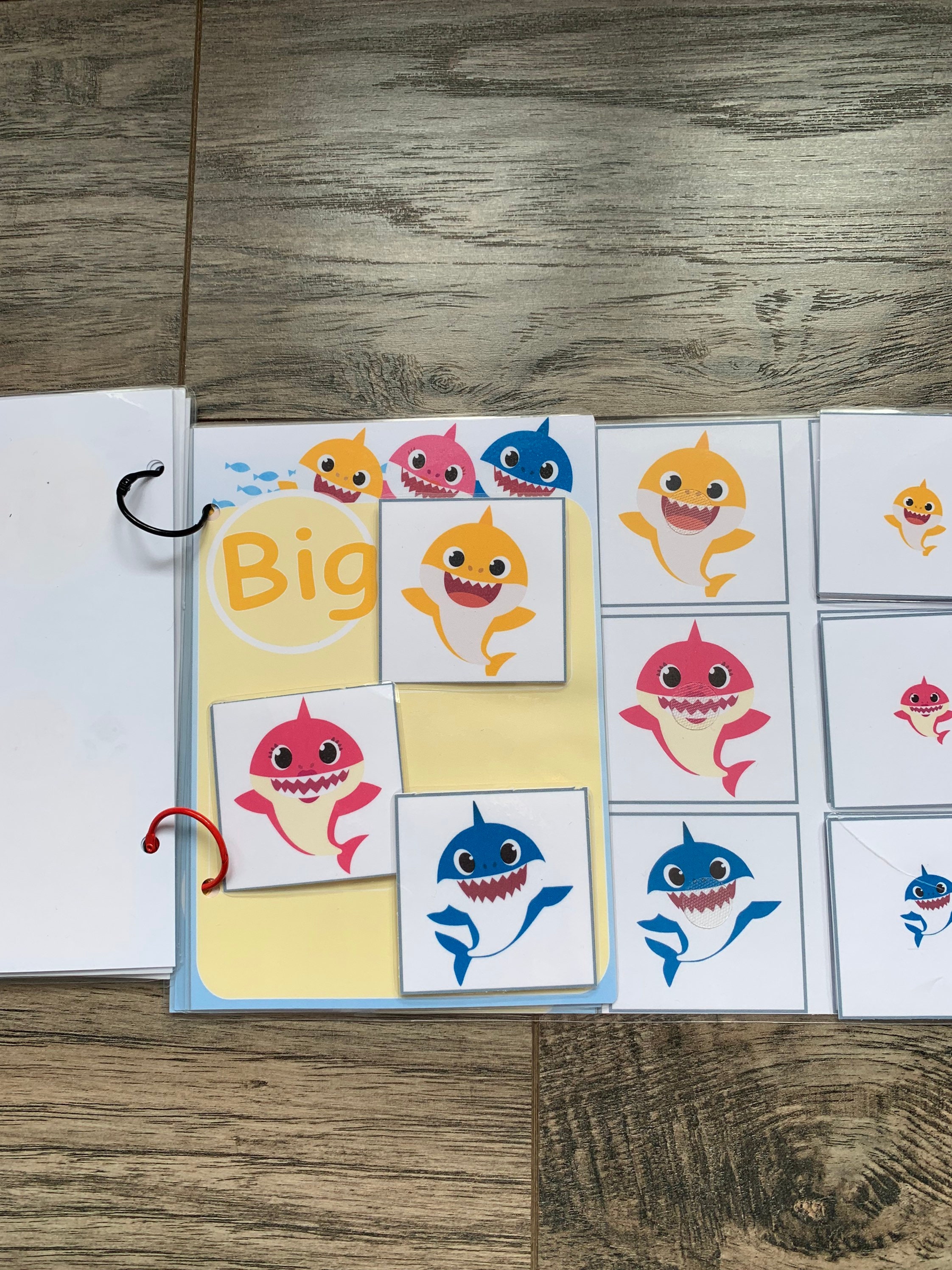 Printable| Baby Shark Big and Small Busy Book |activity Book for 2 - 3 ...