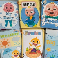 Printable| Baby Shark Big and Small Busy Book |activity Book for 2 - 3 ...