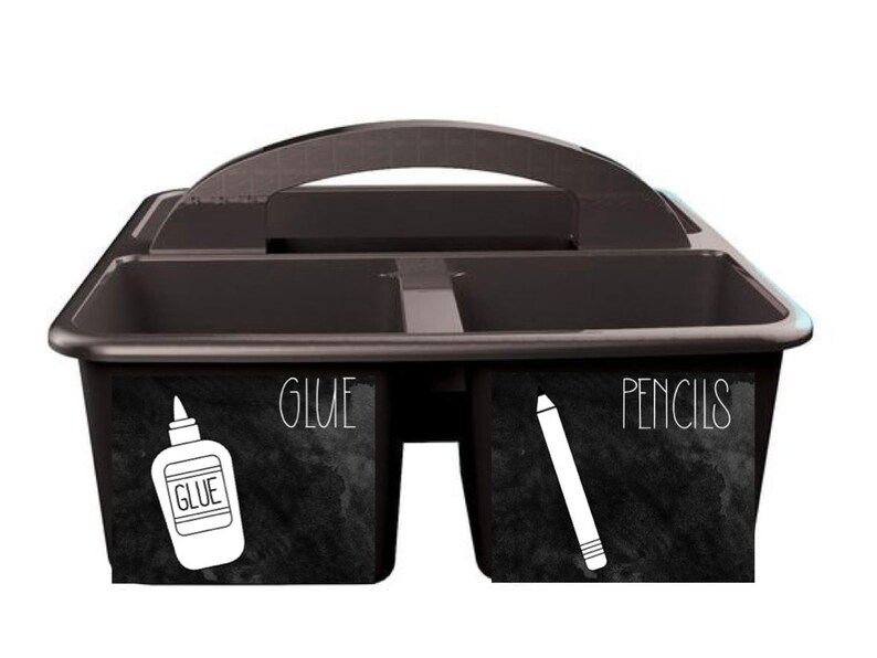 Boho Plant Classroom Caddy Labels - Etsy