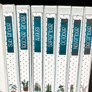 Modern Boho Teacher Binder - Etsy