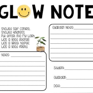 Behavior Management Teacher-parent Communication Forms - Etsy