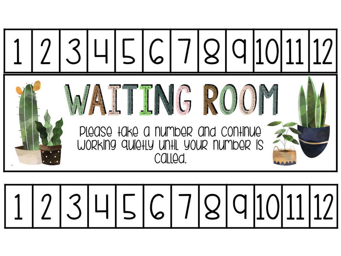 Class Waiting Room - Etsy
