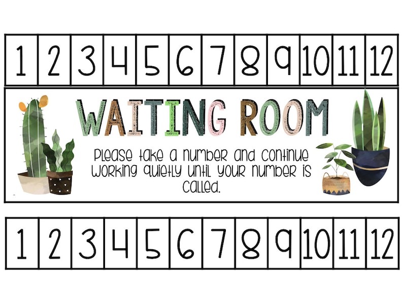 Class Waiting Room - Etsy