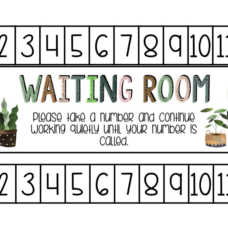 Waiting Room Signs - Etsy